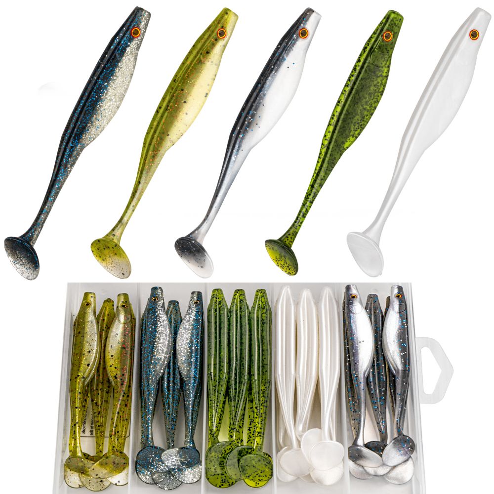 THKFISH Best Paddle Tail Swimbaits Lures for Bass, Trout, Walleye