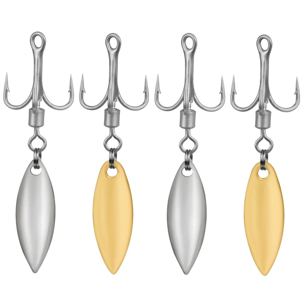 THKFISH Treble Hooks with Spinner Bladed For Freshwater Saltwater Fishing